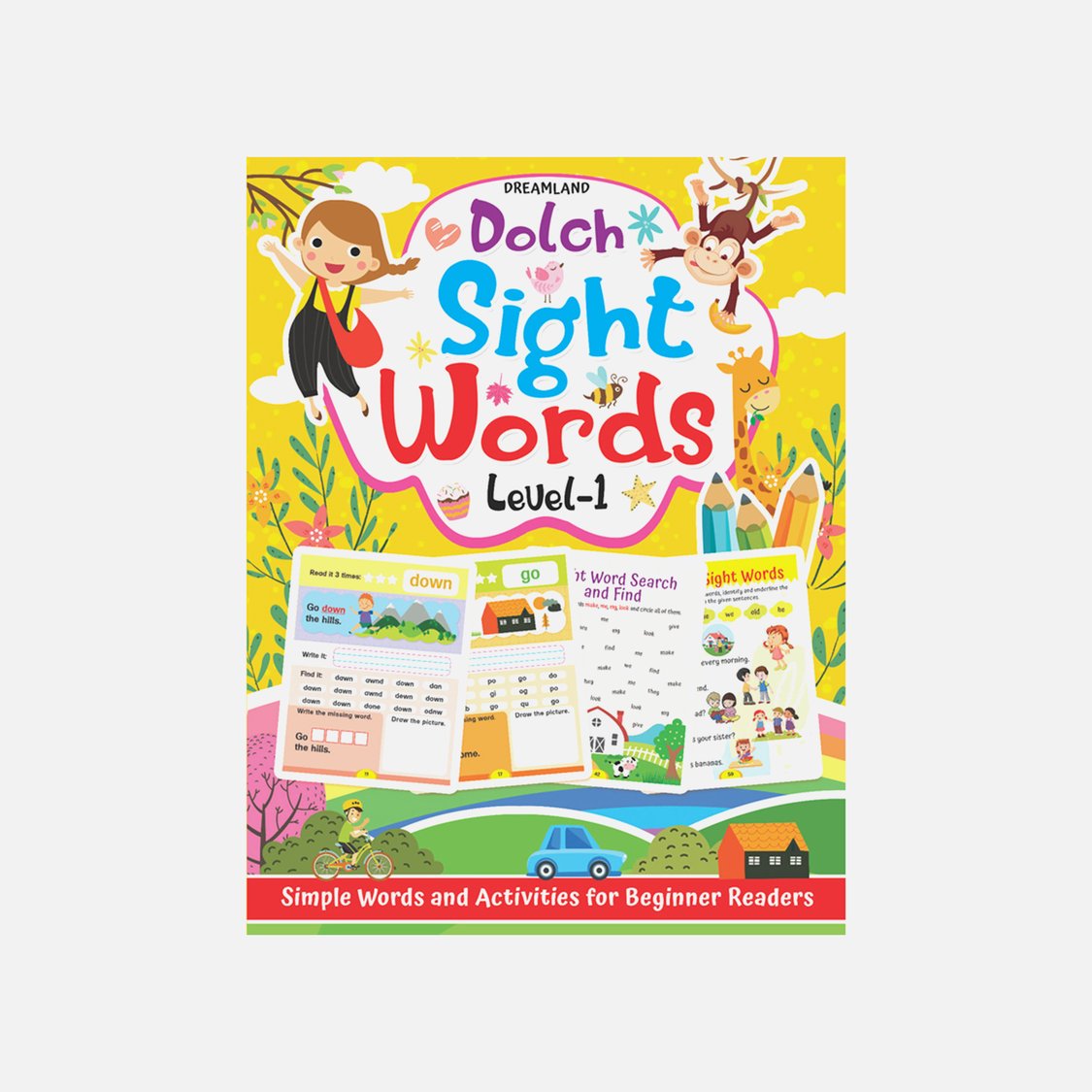 Buy Dreamland Dolch Sight Words Level 1 - Simple Words and Activities ...