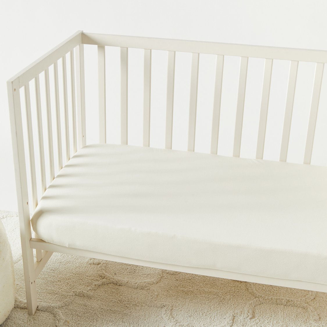 Buy Juniors Solid Fitted Sheet - 70x130 cm from Juniors at just INR 779.0
