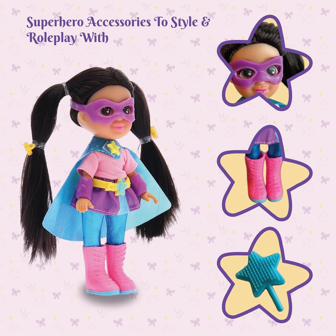 Buy Li'L Diva Superhero Starlight Doll - 6 inch from Lil Diva at just ...