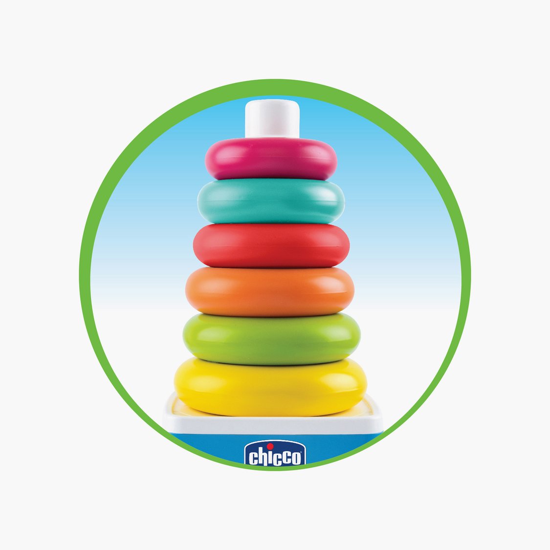 Buy Chicco Stacking Ring Tower from Chicco at just INR 899.0