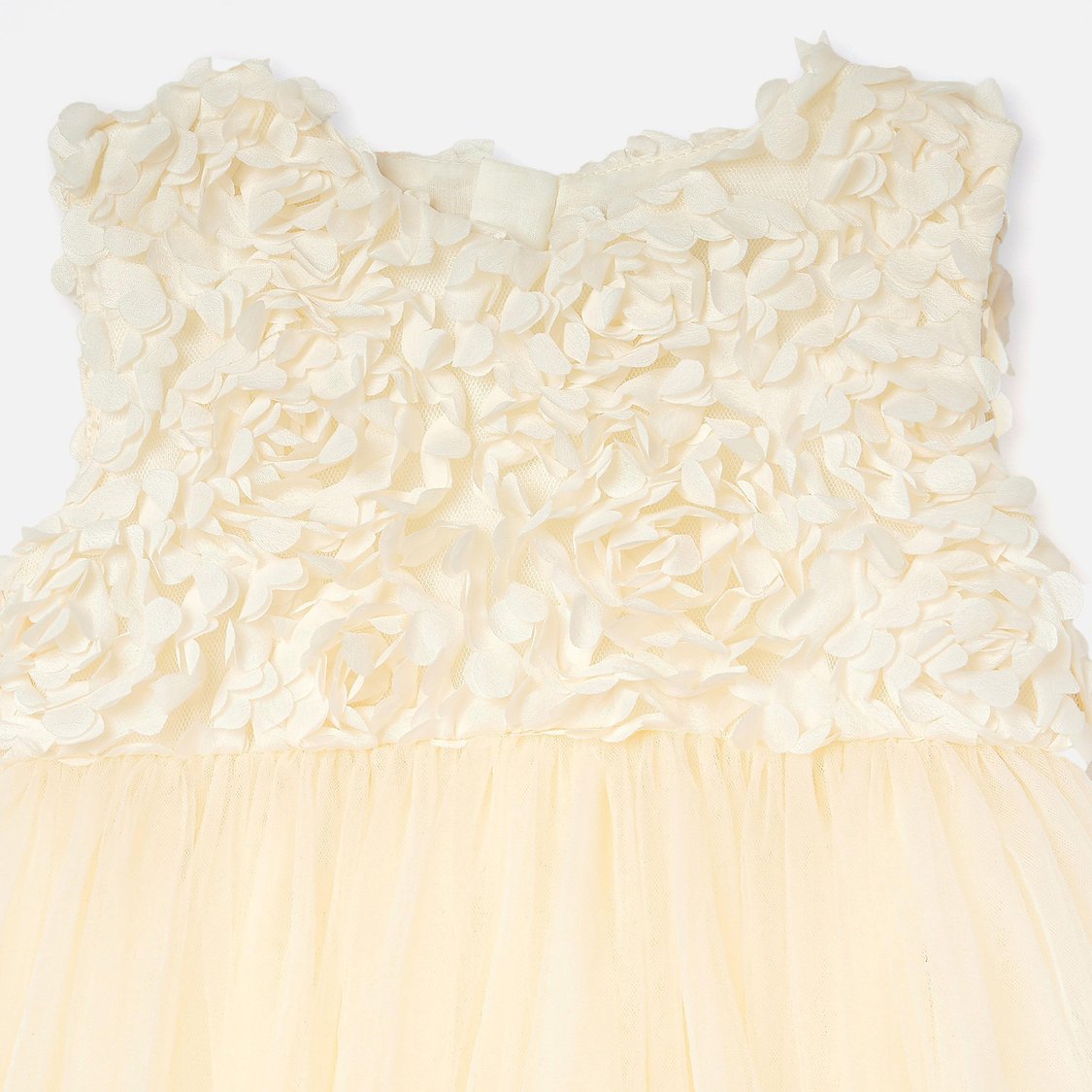 Buy Juniors Floral Applique Sleeveless Dress with Zip Closure from ...