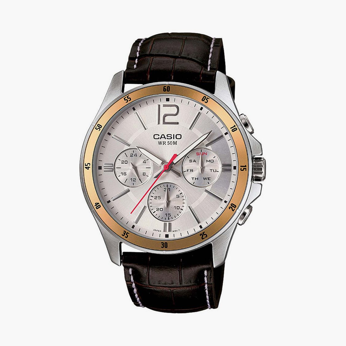 Buy CASIO Enticer Multifunction Watch with Leather Strap - A835 from ...