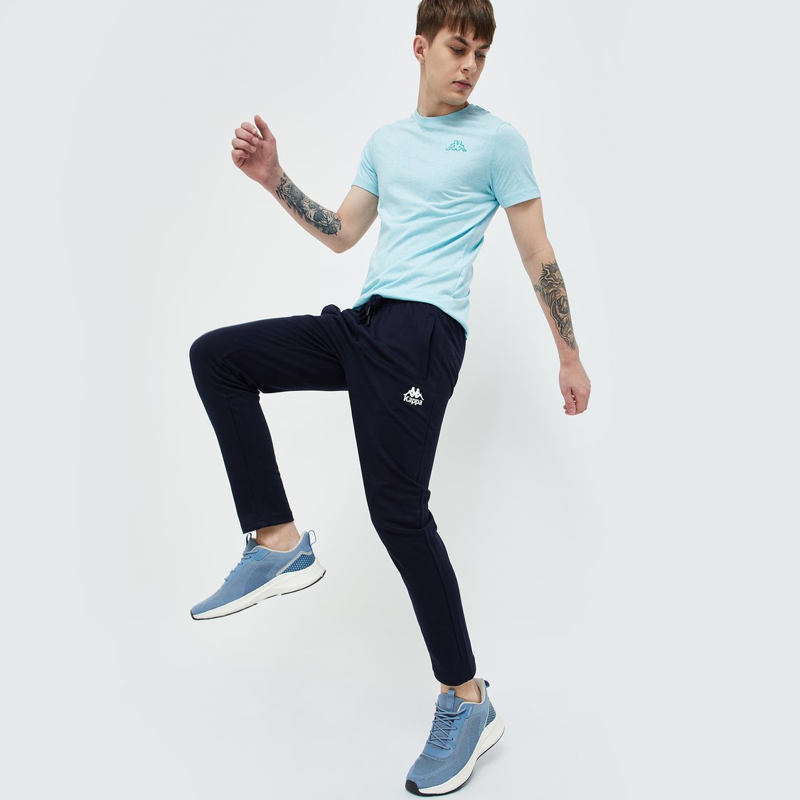 Buy KAPPA Solid Slim Fit Track Pants from Kappa at just INR 999.0