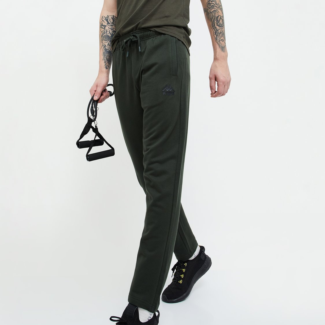 Buy KAPPA Solid Slim Fit Track Pants from Kappa at just INR 999.0
