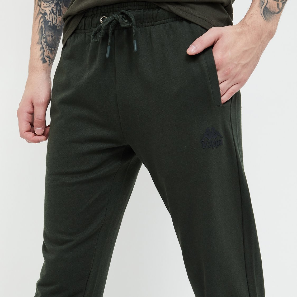 Buy KAPPA Solid Slim Fit Track Pants from Kappa at just INR 999.0