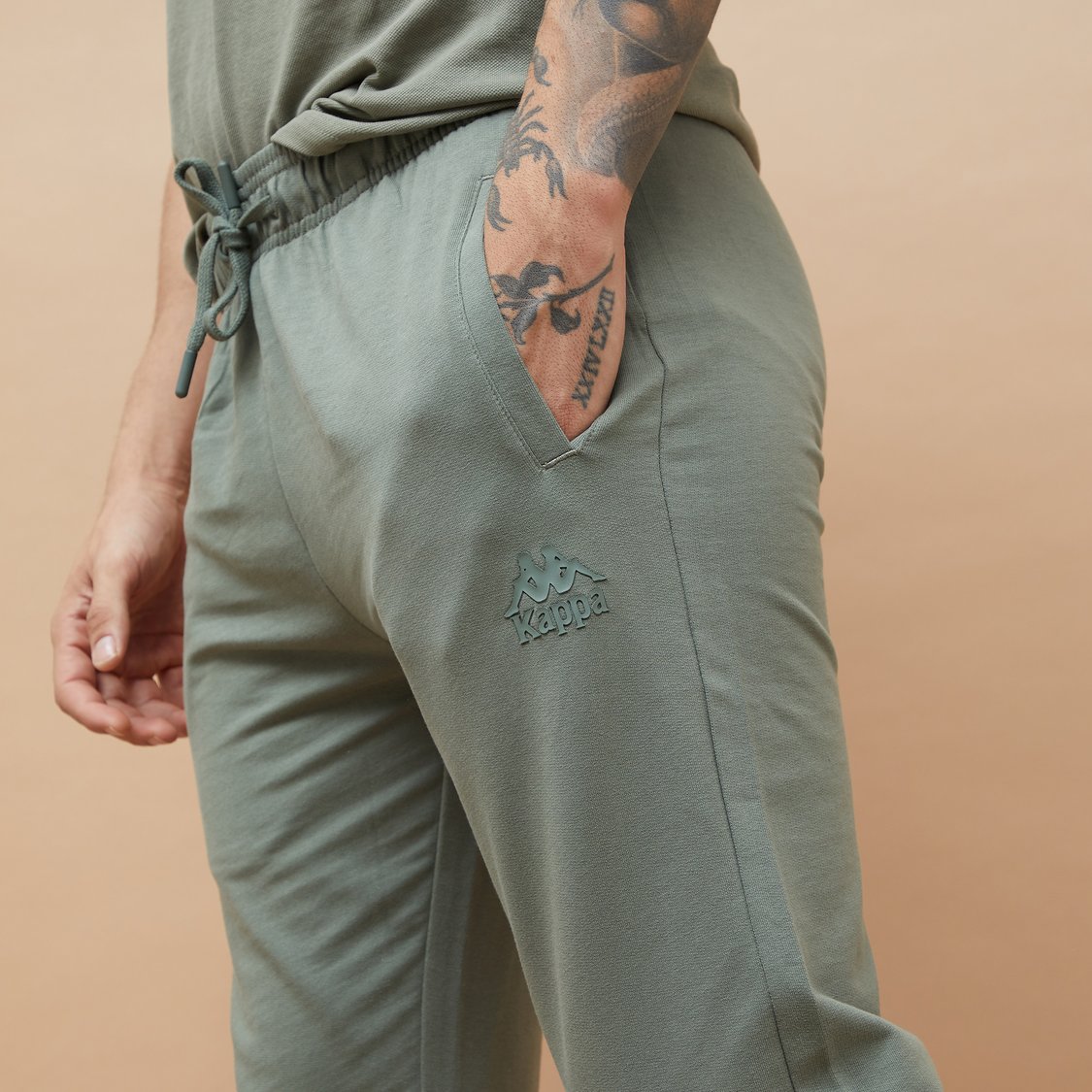 Buy KAPPA Solid Slim Fit Track Pants from Kappa at just INR 999.0