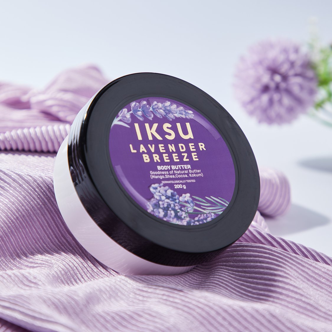 Buy IKSU Lavender Breeze Body Butter - 200g from Iksu at just INR 399.0
