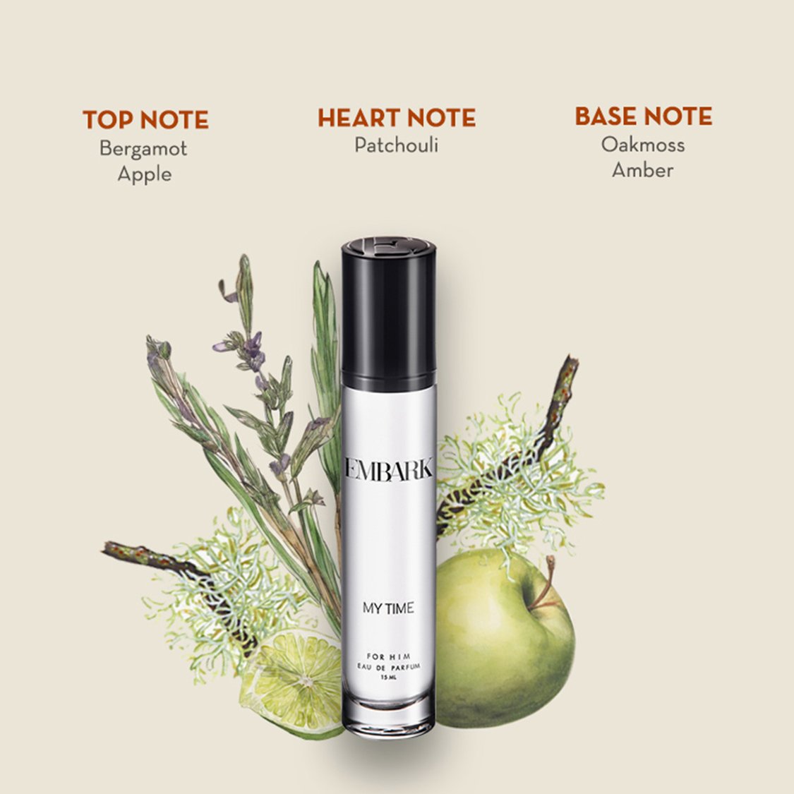 Buy EMBARK My Time For Him Eau De Parfum - 15ml from Embark at just INR ...