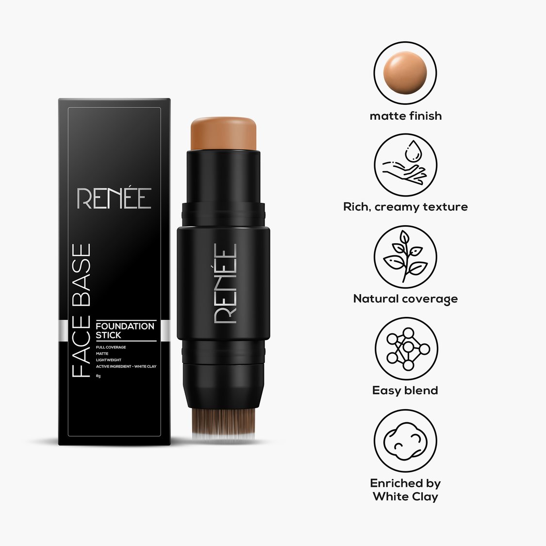 Buy RENEE Face Base Foundation Stick - Irish Cream - 8g from RENEE at ...