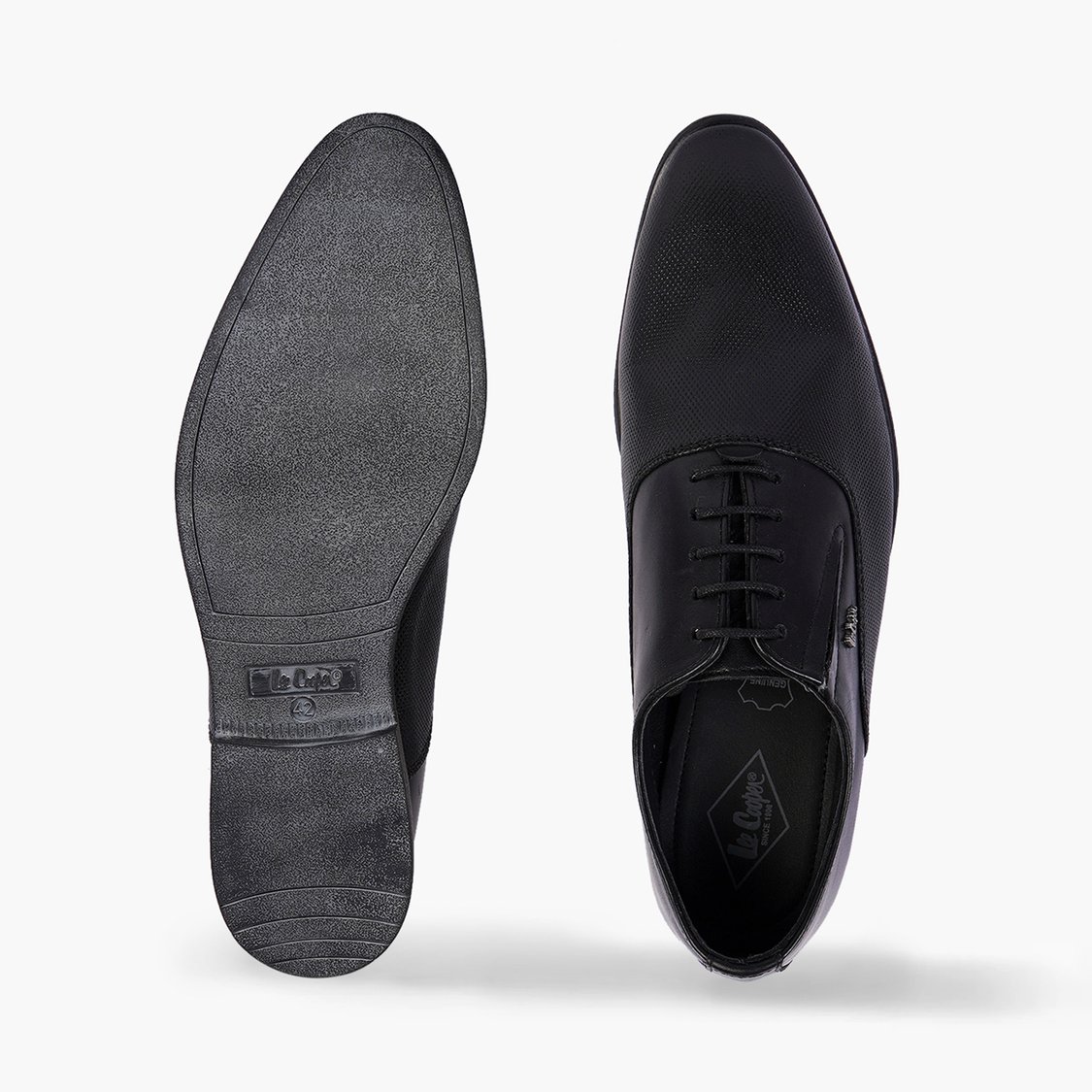 Buy LEE COOPER Men Textured Lace-Up Oxford Shoes from Lee Cooper at ...