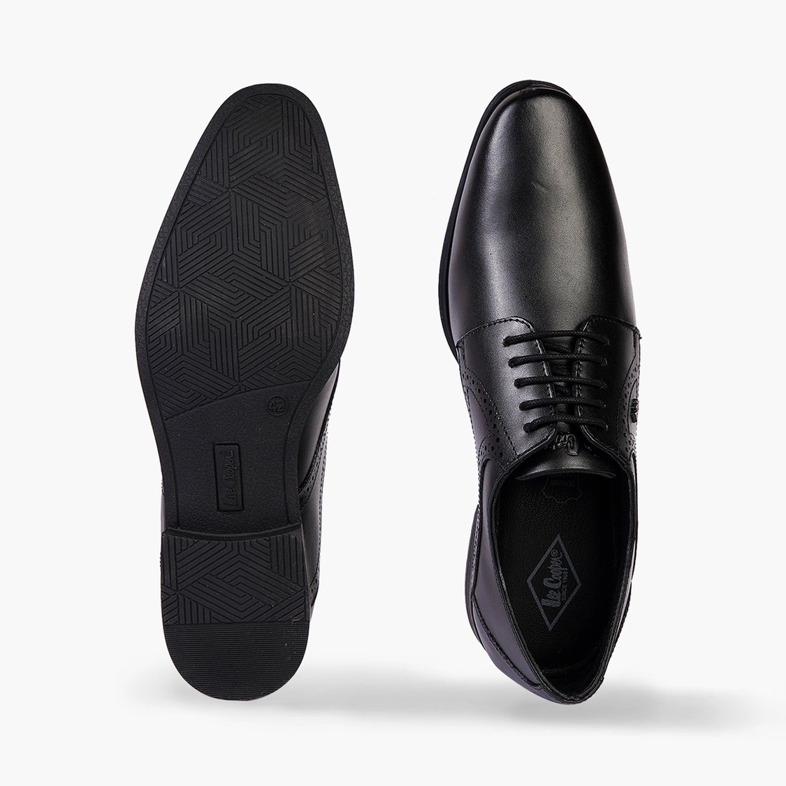 Buy LEE COOPER Men Solid Lace-Up Derby Shoes from Lee Cooper at just ...