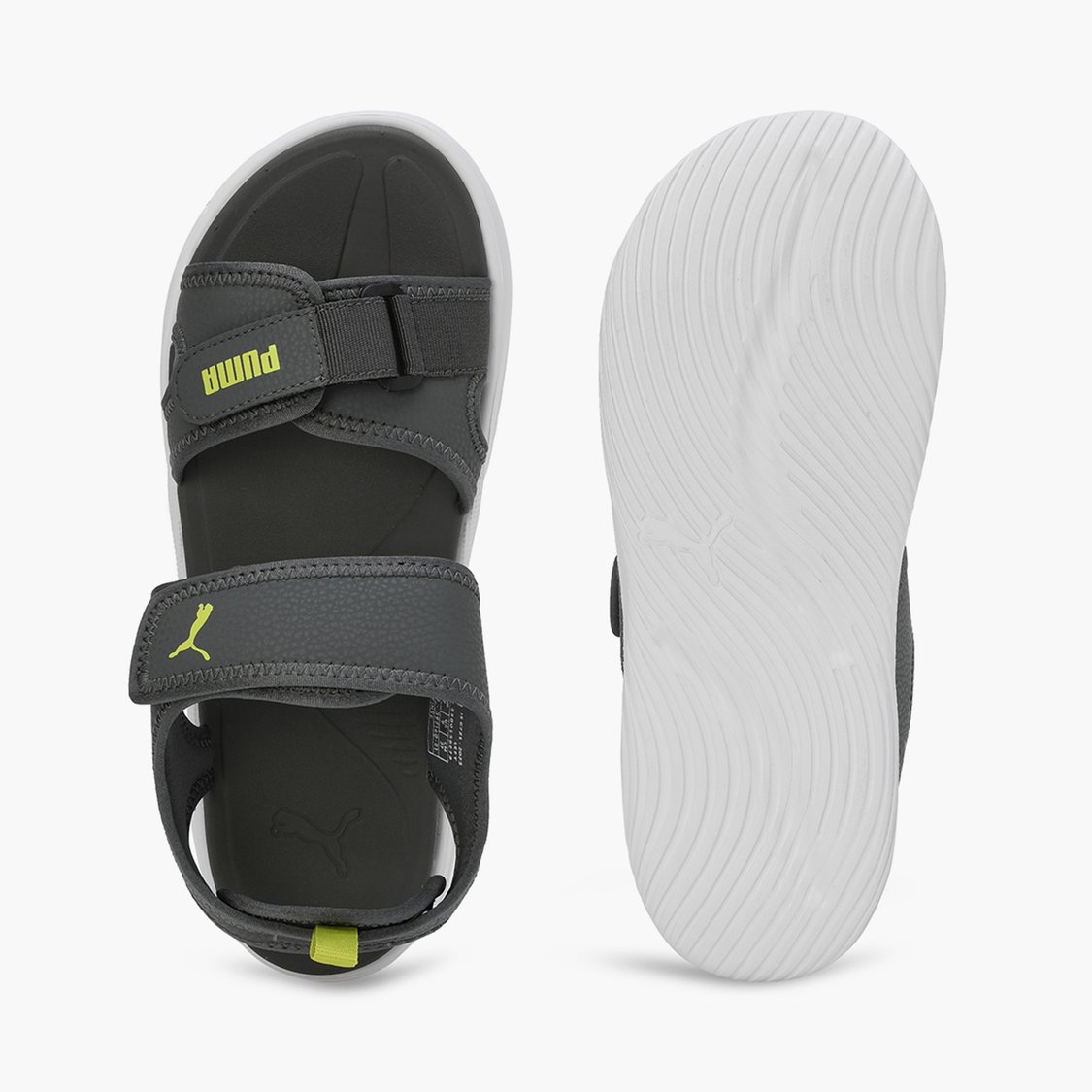 Buy PUMA Men Logo Printed Velcro Closure Sandals from PUMA at just INR ...