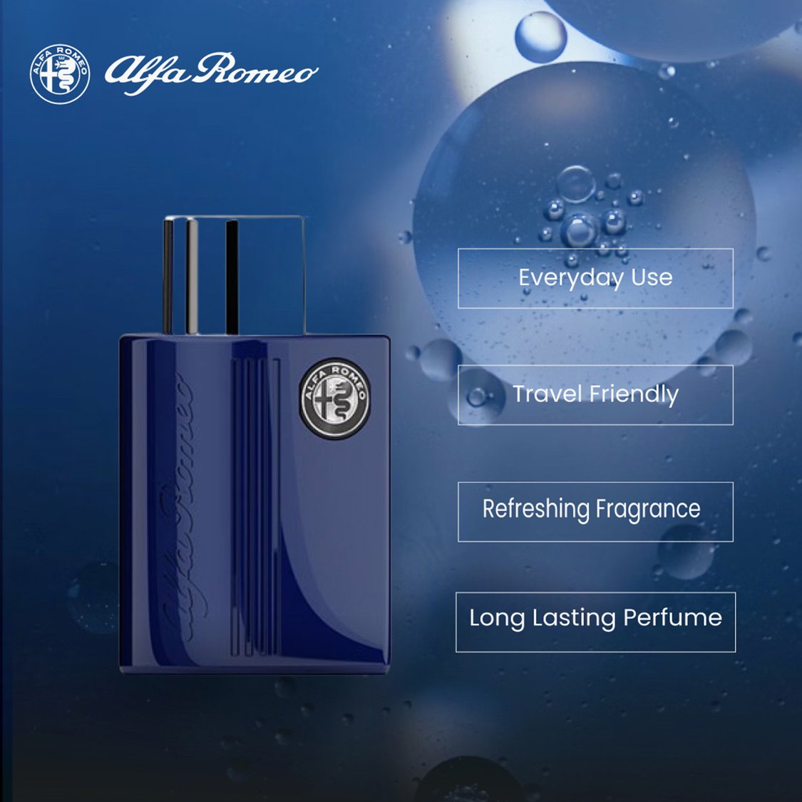 Buy ALFA ROMEO Blue Eau de Toilette - 40ml from Alfa Romeo at just INR ...