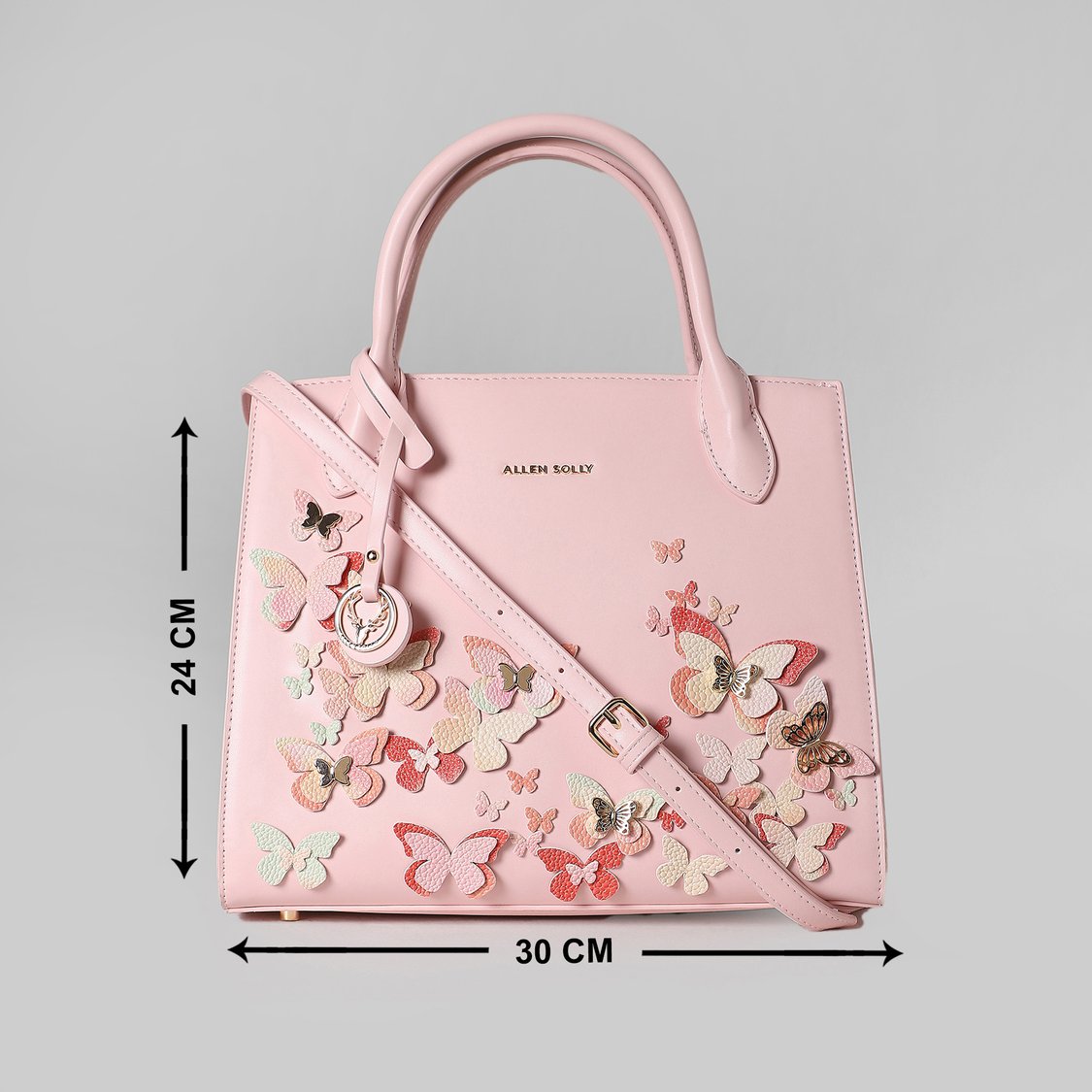 Buy ALLEN SOLLY Women Butterfly Applique Shoulder Bag from Allen Solly ...