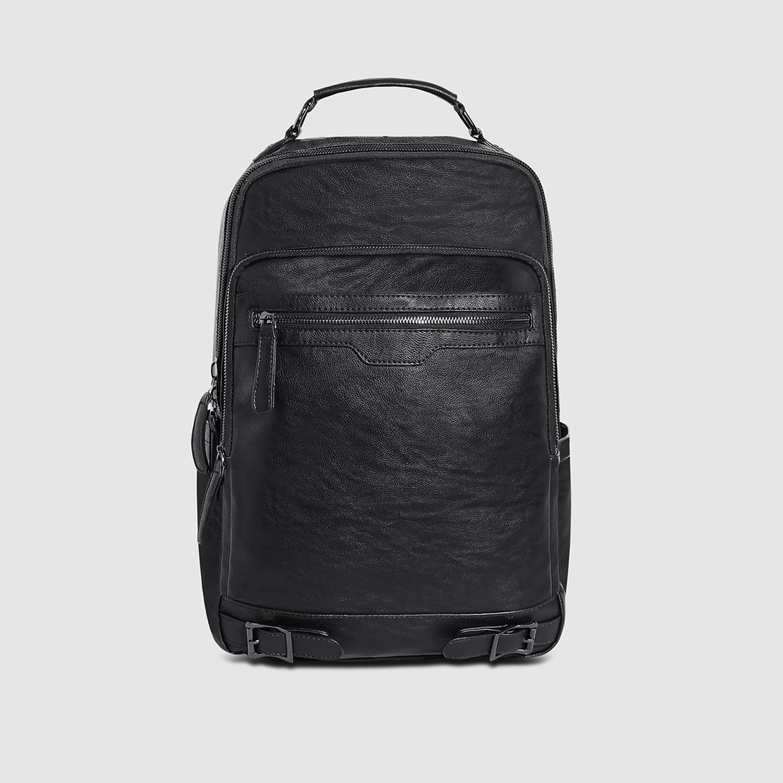 Buy FRENCH ACCENT Men Textured Front Pouch Backpack from French Accent ...