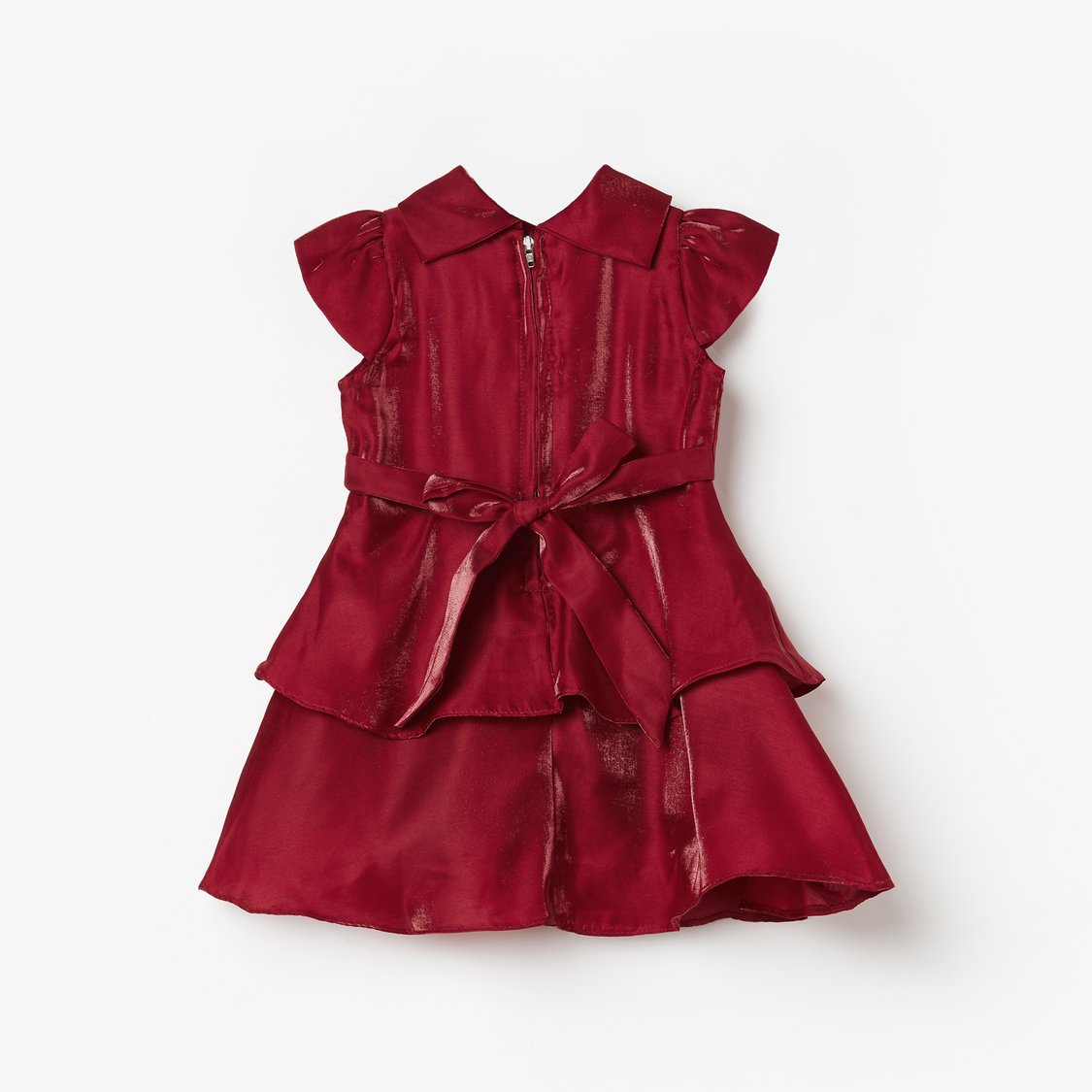 Buy PEPPERMINT Girls Floral Applique Layered A-line Dress from ...