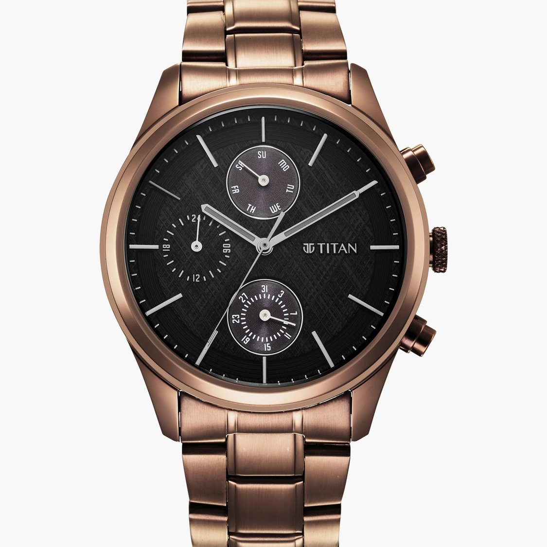 Buy TITAN Neo Splash Men Chronograph Watch with Stainless Steel Strap ...