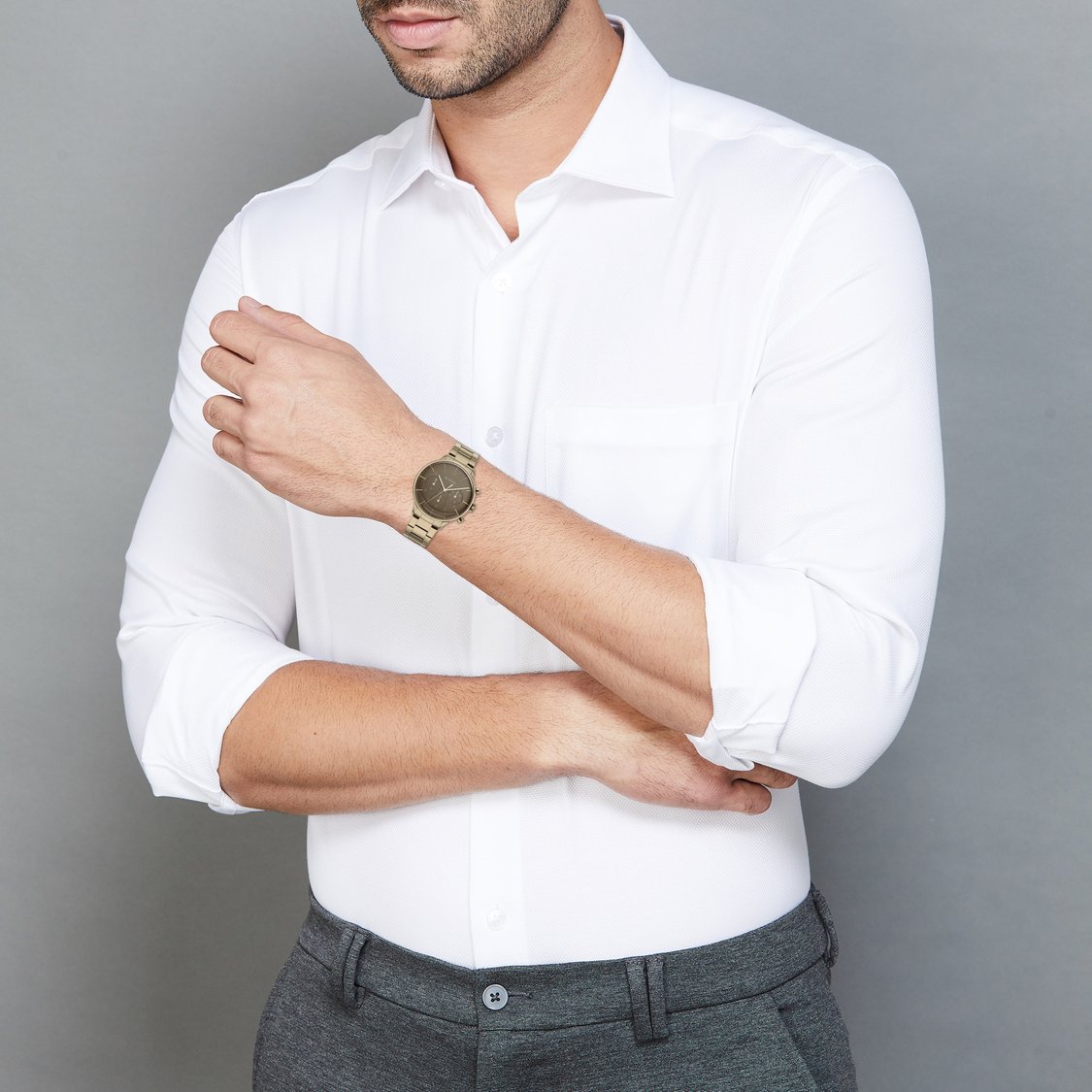 Buy TITAN Urban Magic Men Chronograph Watch with Stainless Steel Strap ...