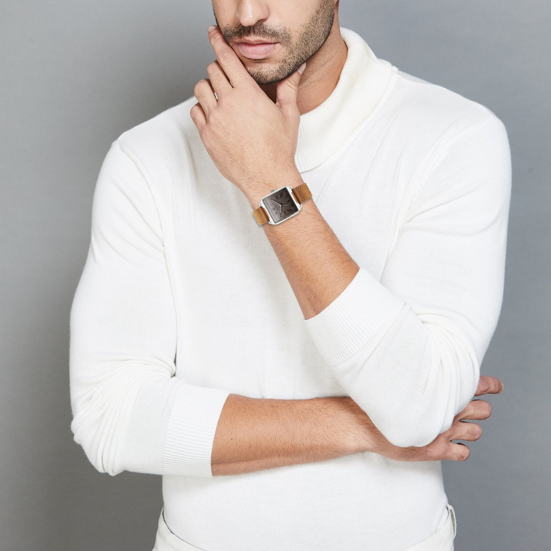 Buy TITAN Retro Revive Men Analog Watch with Leather Strap - NS1676SL02 ...