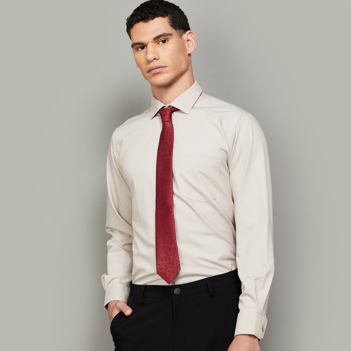 Buy PARK AVENUE Symphony Paisley Patterned Formal Tie from Park Avenue ...