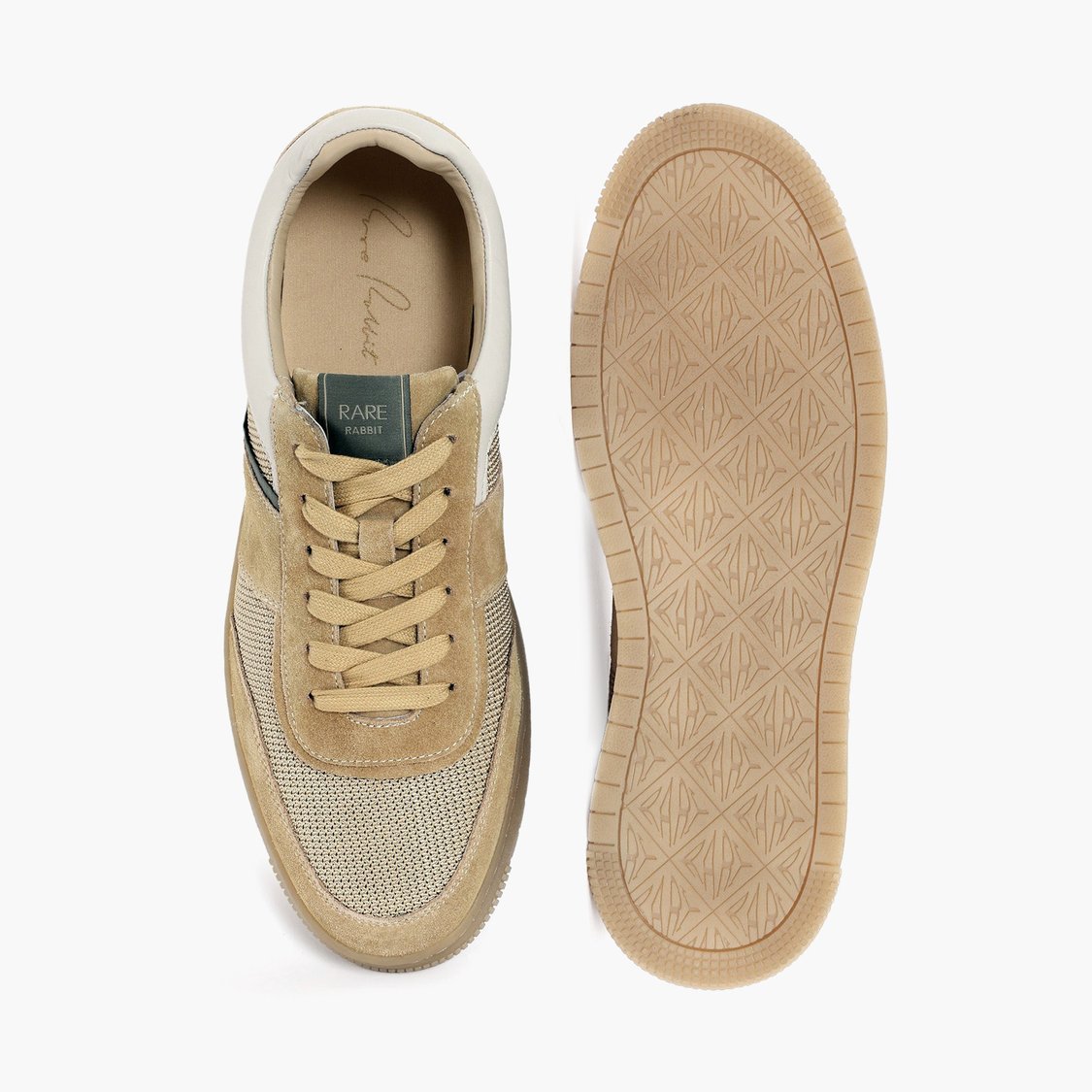 Buy RARE RABBIT Rubio Men Suede Panel Sneakers from Rare Rabbit at just ...