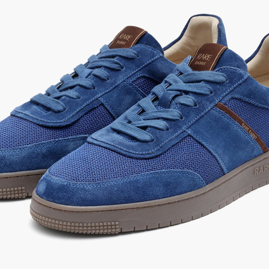 Buy RARE RABBIT Rubio Men Suede Panel Sneakers from Rare Rabbit at just ...