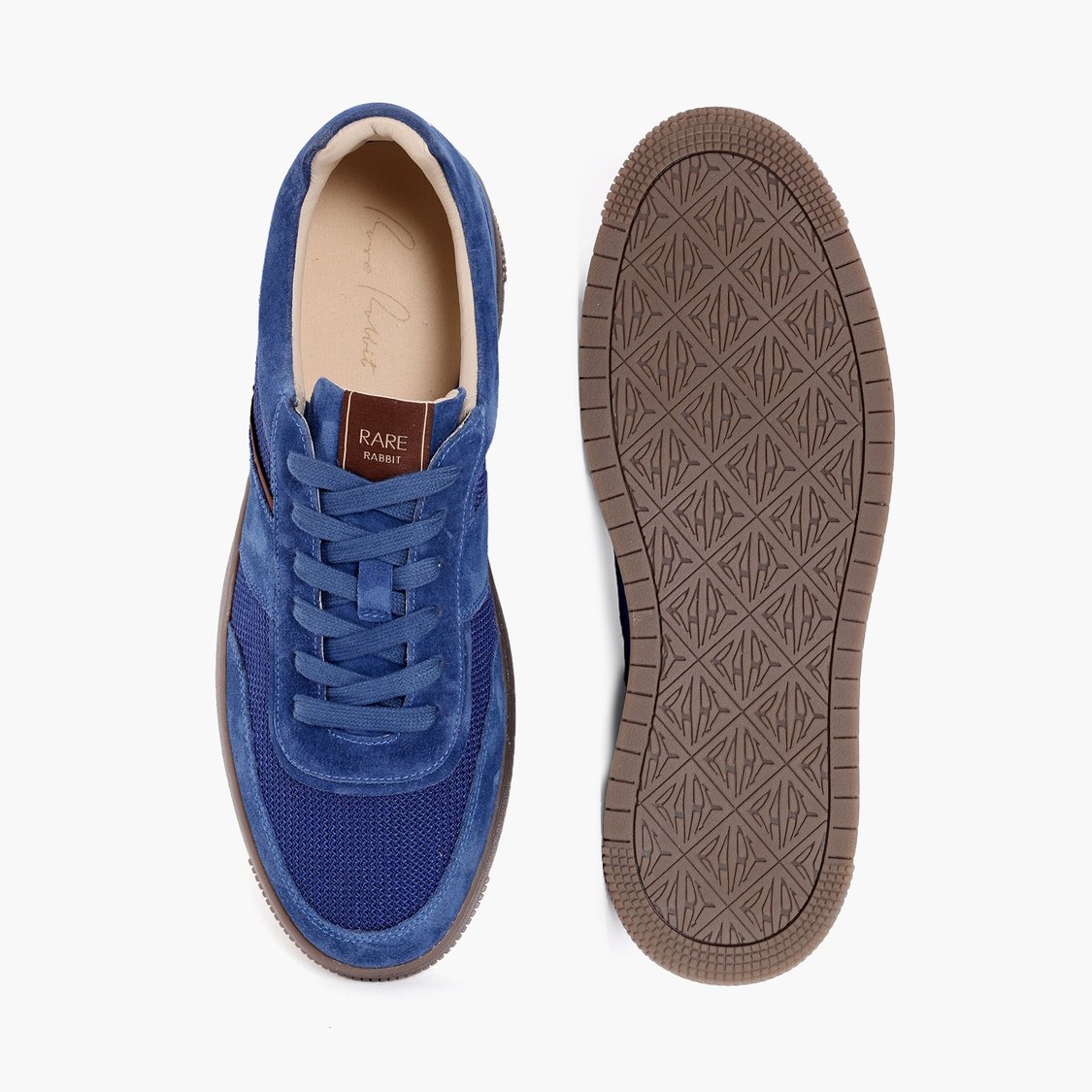 Buy RARE RABBIT Rubio Men Suede Panel Sneakers from Rare Rabbit at just ...
