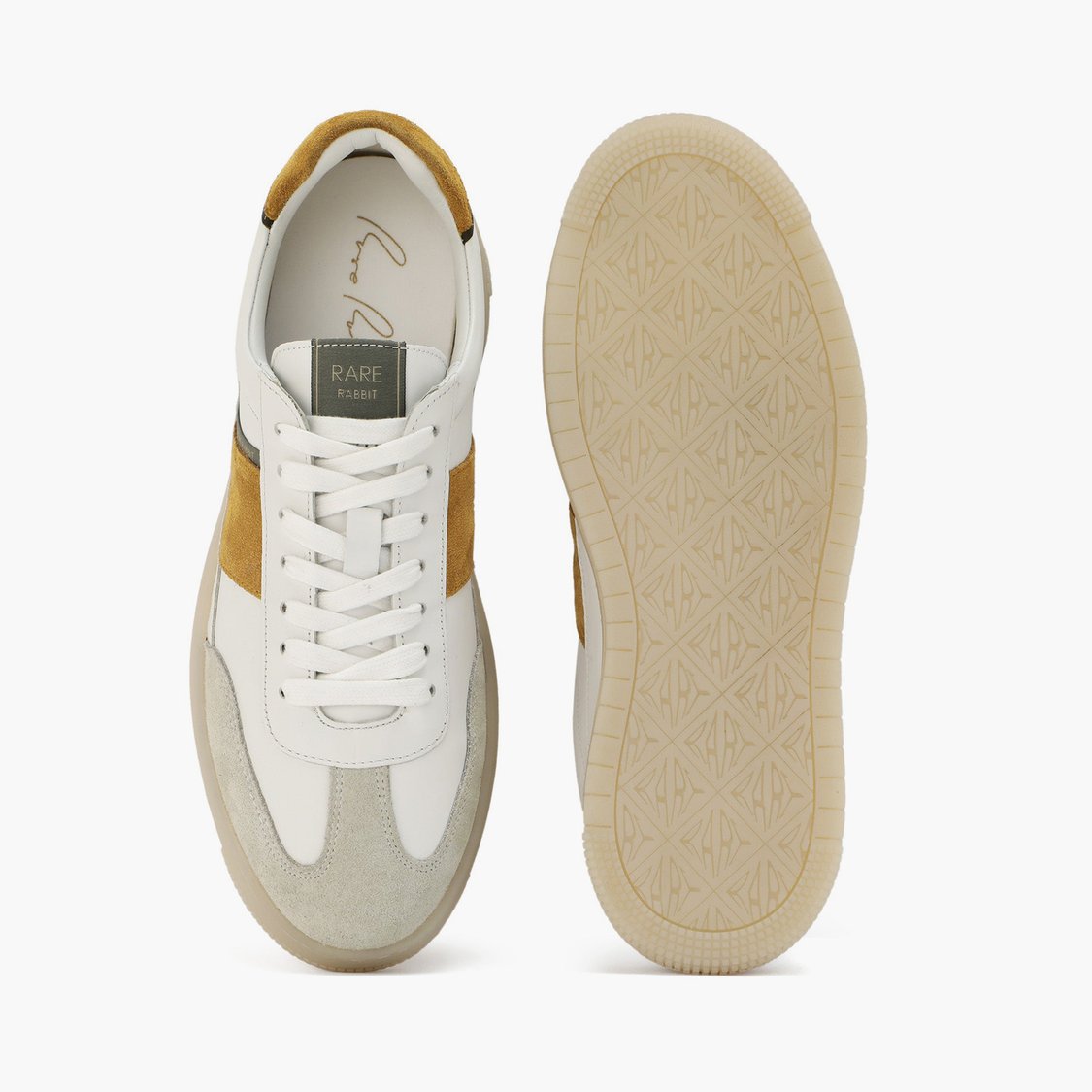 Buy RARE RABBIT Sirius Men Low-Rise Lace-Up Sneakers from Rare Rabbit ...