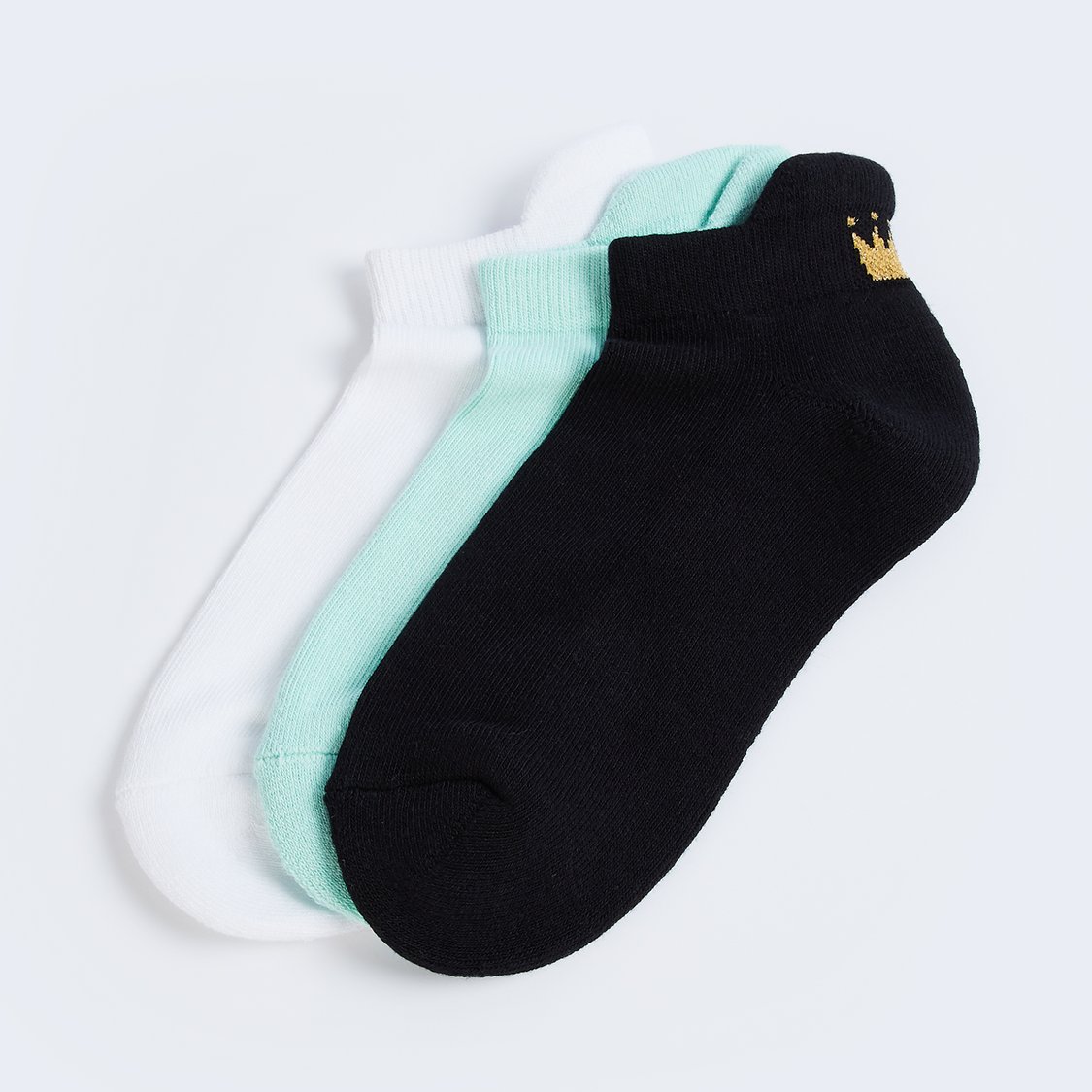 Buy FAME FOREVER Girls Knitted Ankle-Length Socks - Pack of 3 from Fame Forever at just INR 299.0