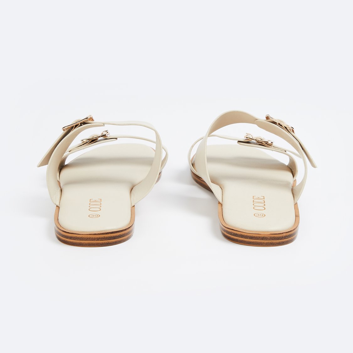 Buy CODE Solid Adjustable Sandals from CODE at just INR 1299.0