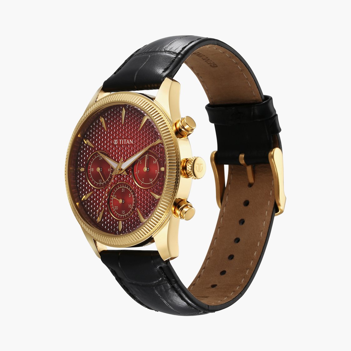 Buy TITAN Regalia Opulent Men Chronograph Watch -1805YL01 from Titan at ...