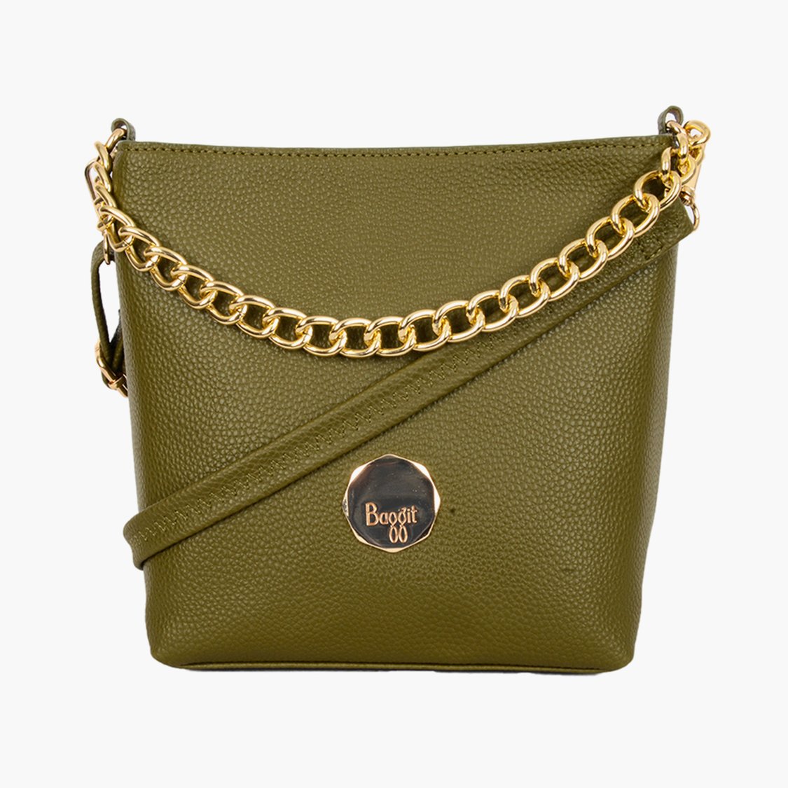 Buy BAGGIT Sling Bag with Chain Accent from Baggit at just INR 2490.0