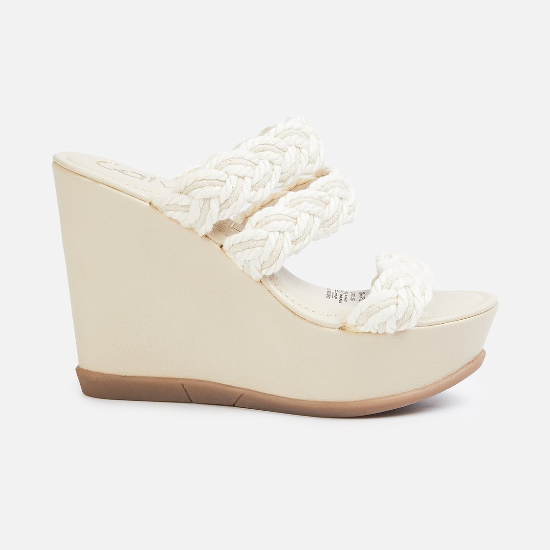 Buy CATWALK Braided Triple-Strap Wedges from Catwalk at just INR 3495.0