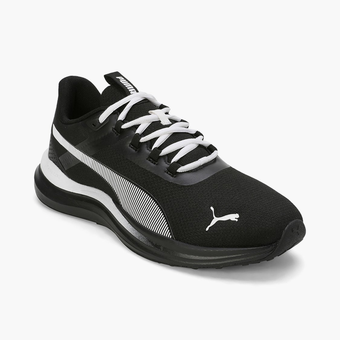 Buy PUMA Striped Running Shoes from PUMA at just INR 3999.0