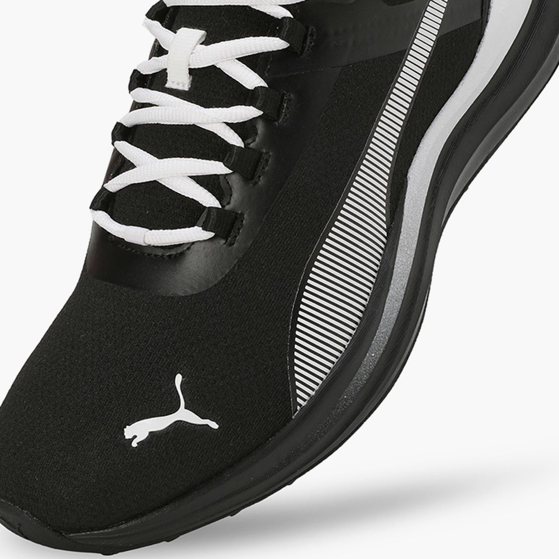 Buy PUMA Striped Running Shoes from PUMA at just INR 3999.0