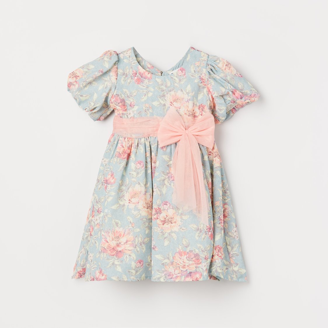 Buy PEPPERMINT Girls Floral Print A-Line Dress from Peppermint at just ...