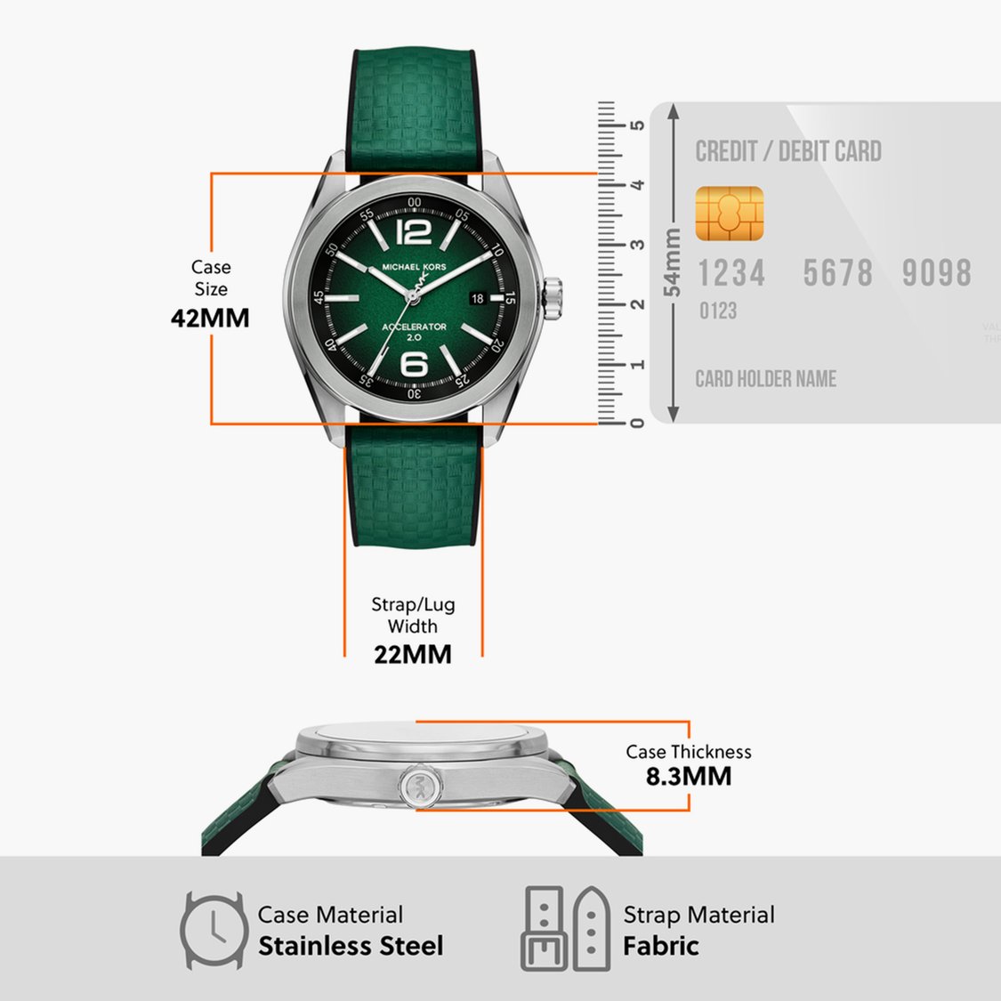 Buy MICHAEL KORS Accelerator 2.0 Analog Watch - MK9173I from Michael ...