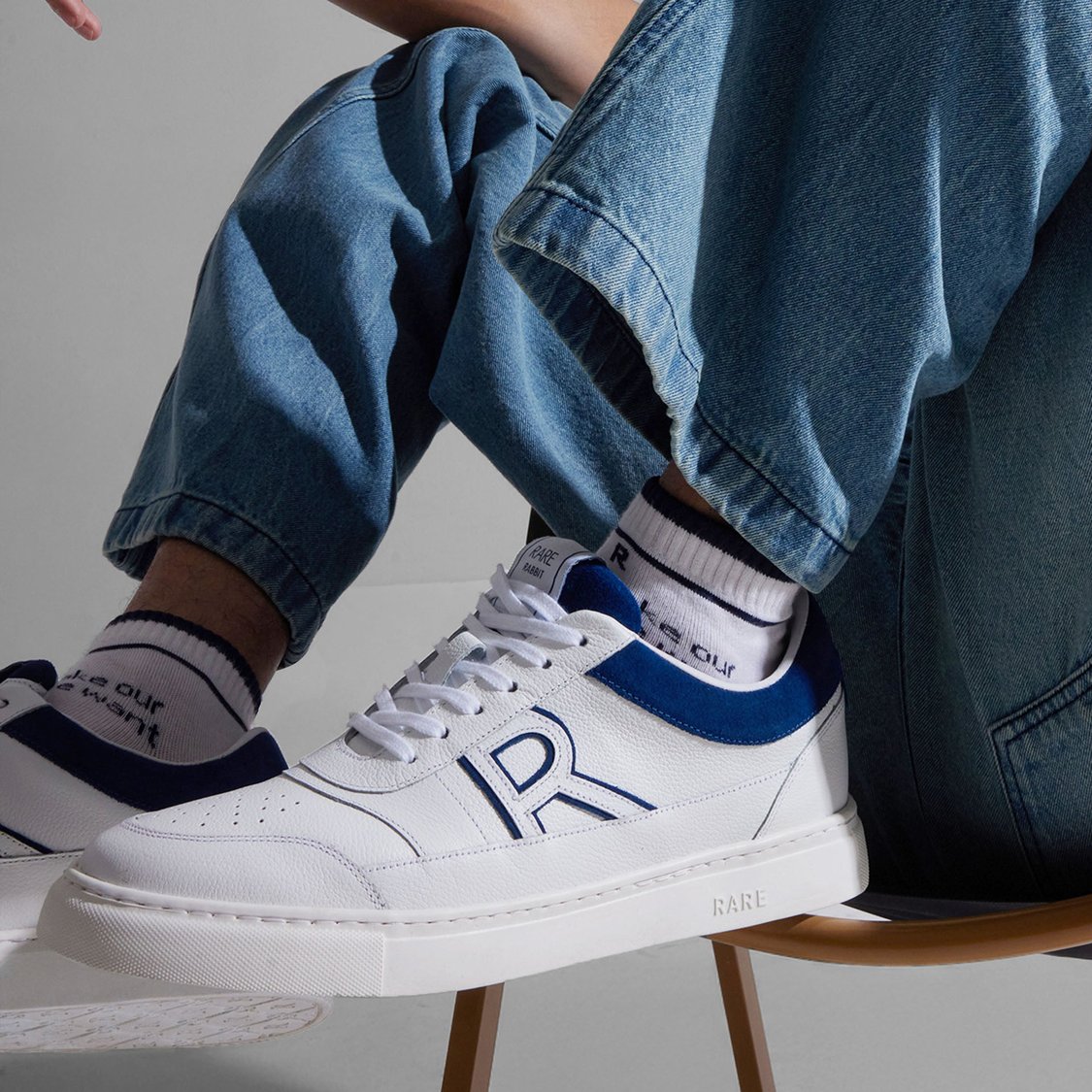 Buy RARE RABBIT Axiom Colourblocked Low Top Sneakers from Rare Rabbit ...