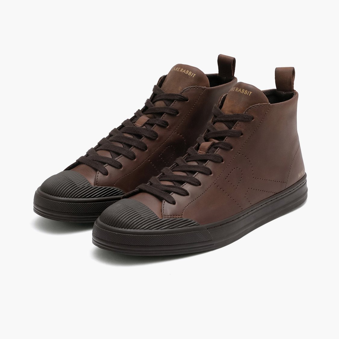 Buy RARE RABBIT Sauroil-Hi-Pro Rubber Toe Sneakers from Rare Rabbit at ...