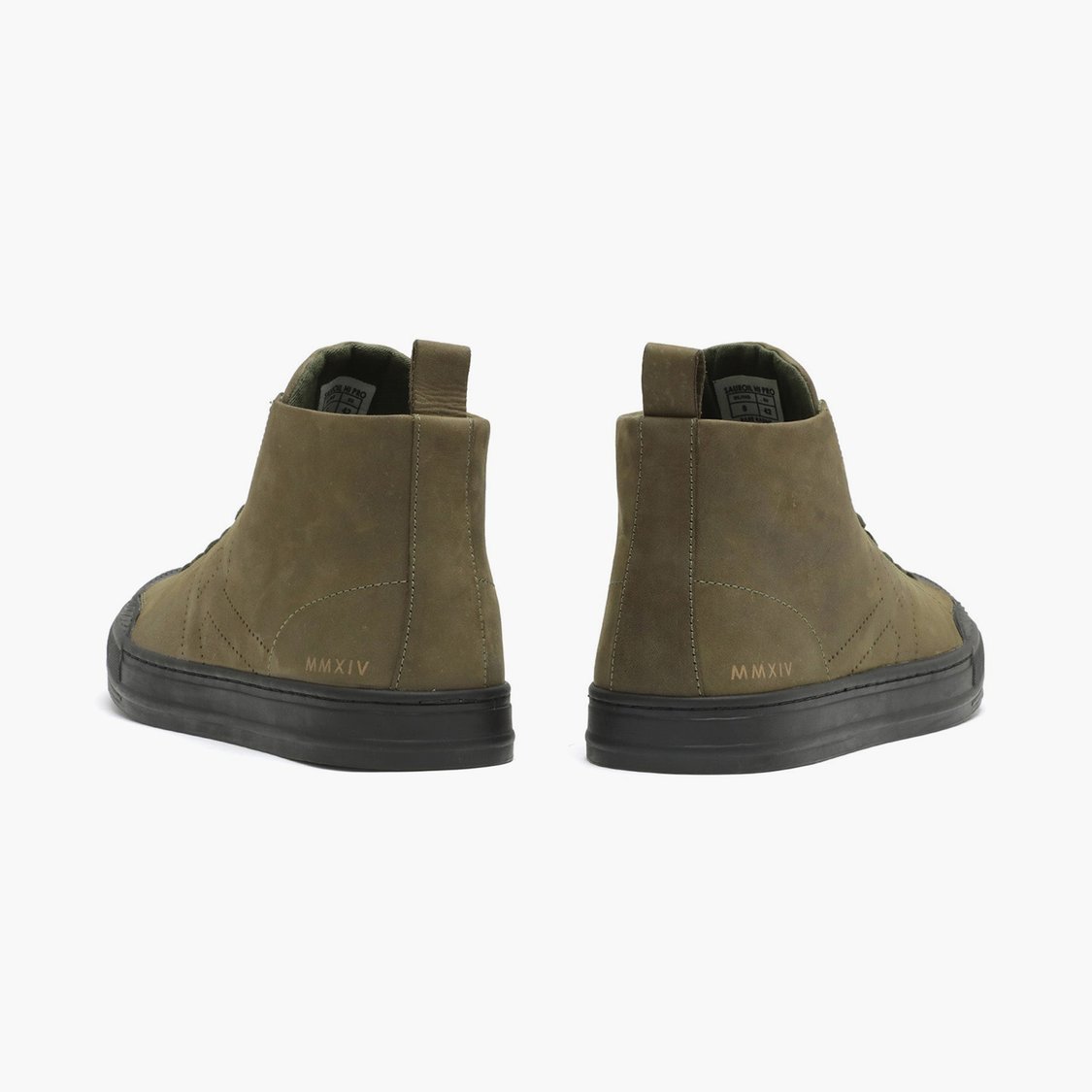 Buy RARE RABBIT Sauroil-Hi-Pro Rubber Toe Sneakers from Rare Rabbit at ...