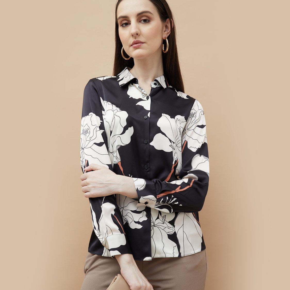 Buy CODE Floral Print Regular Fit Shirt from CODE at just INR 1799.0
