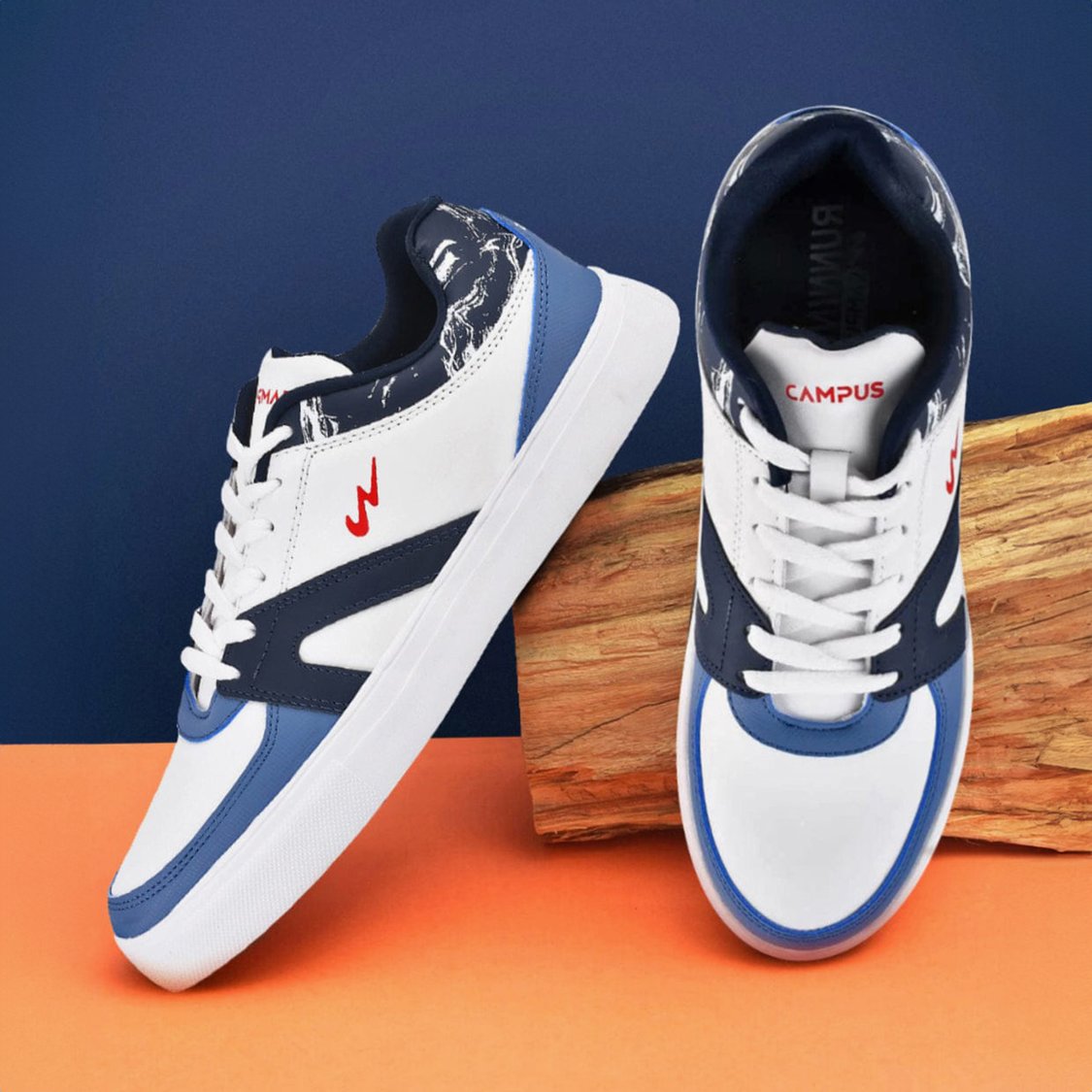 Buy CAMPUS OG-04 Colourblocked Lace Up Sneakers from Campus at just INR ...