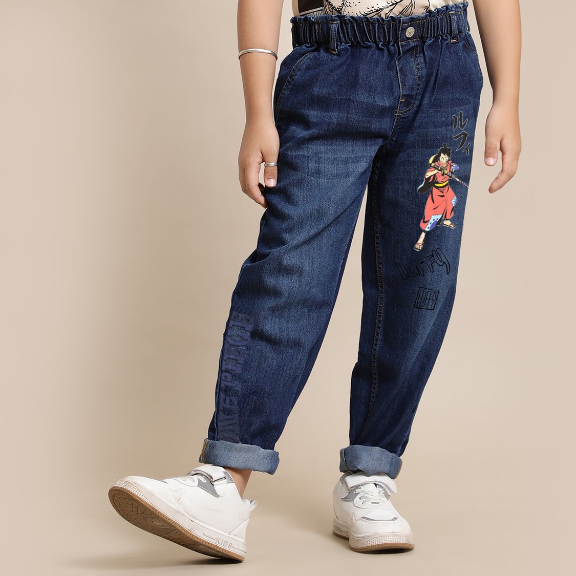 Buy KIDSVILLE Boys Monkey D Luffy Print Jeans from Kidsville at just ...