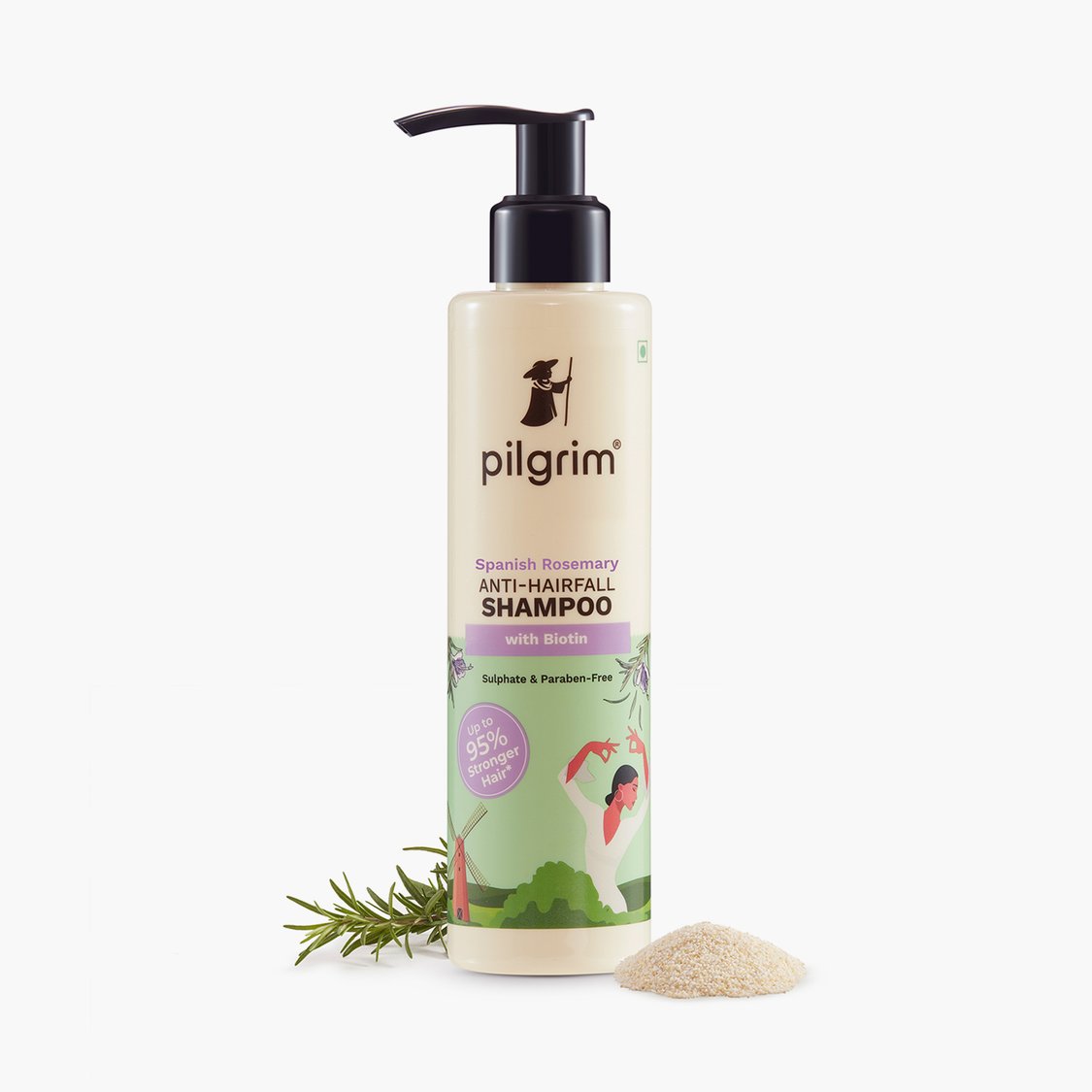 Buy PILGRIM Spanish Rosemary Anti-Hair Fall Shampoo - 200ml from ...