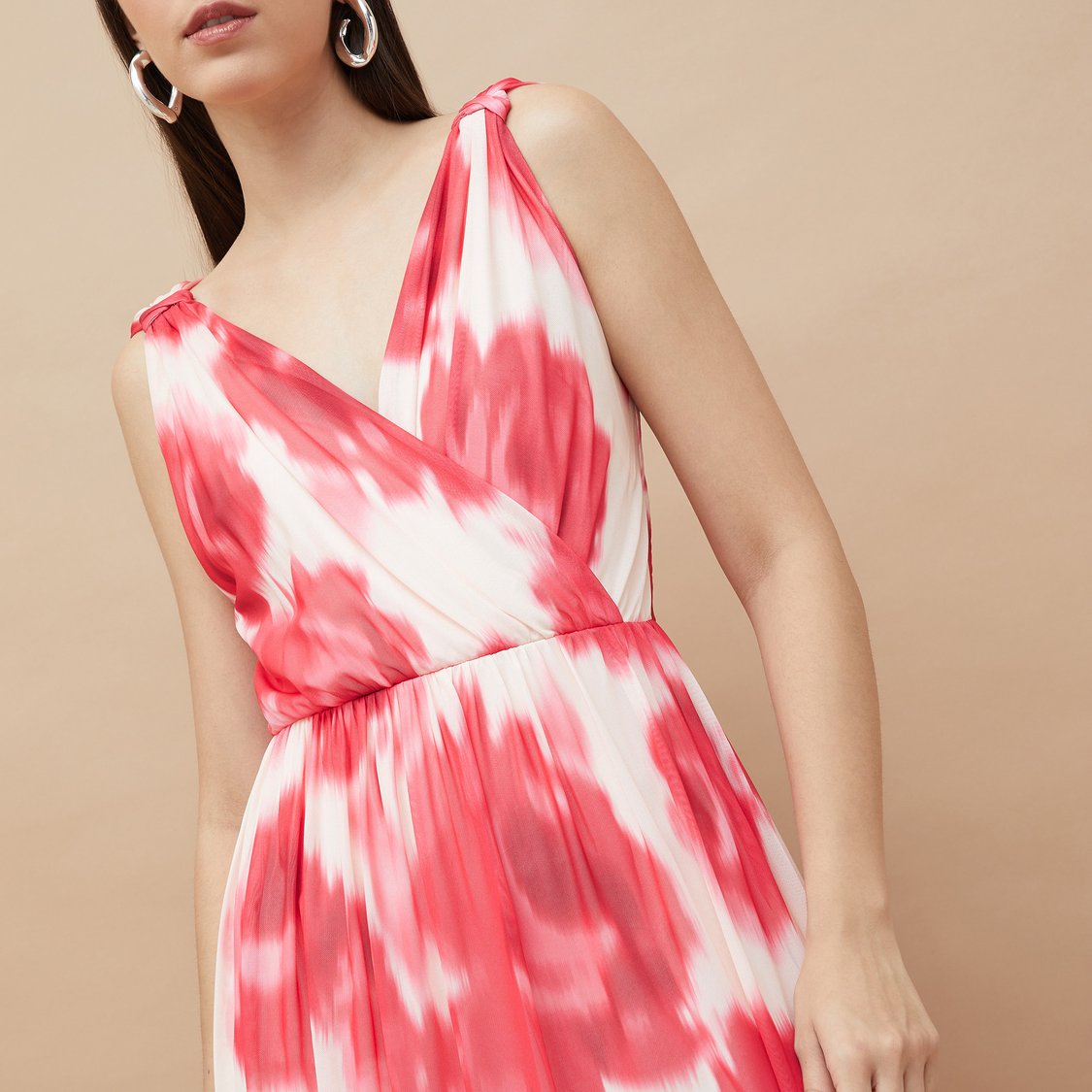 Buy CODE Floral Print Fit & Flare Dress from CODE at just INR 2799.0