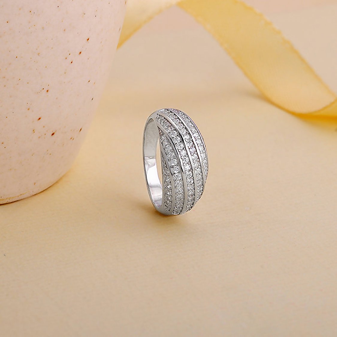 Buy GIVA Sterling Silver Spired Dome Finger Ring from Giva at just INR ...