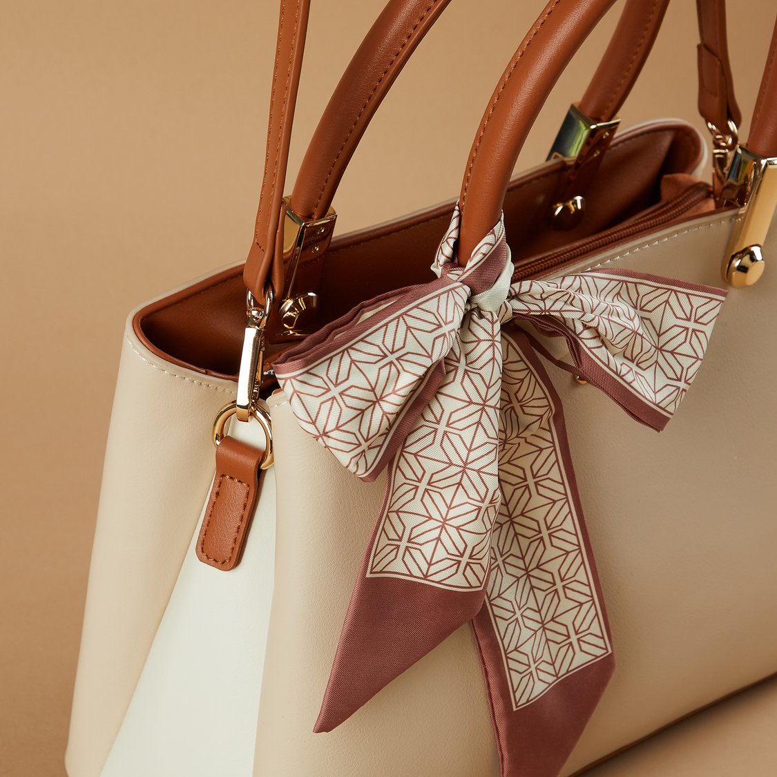 Buy CODE Bandana Accented Handheld Bag from CODE at just INR 2499.0