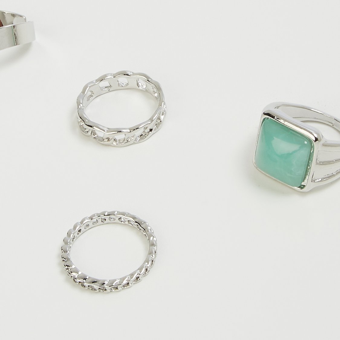 Buy GINGER Assorted Rings - Pack of 5 from Ginger at just INR 399.0