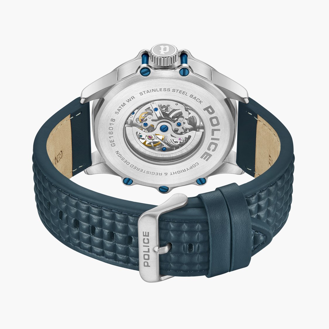 Buy POLICE Skeleton Automatic Watch - PLPEWGE1601803 from Police at ...