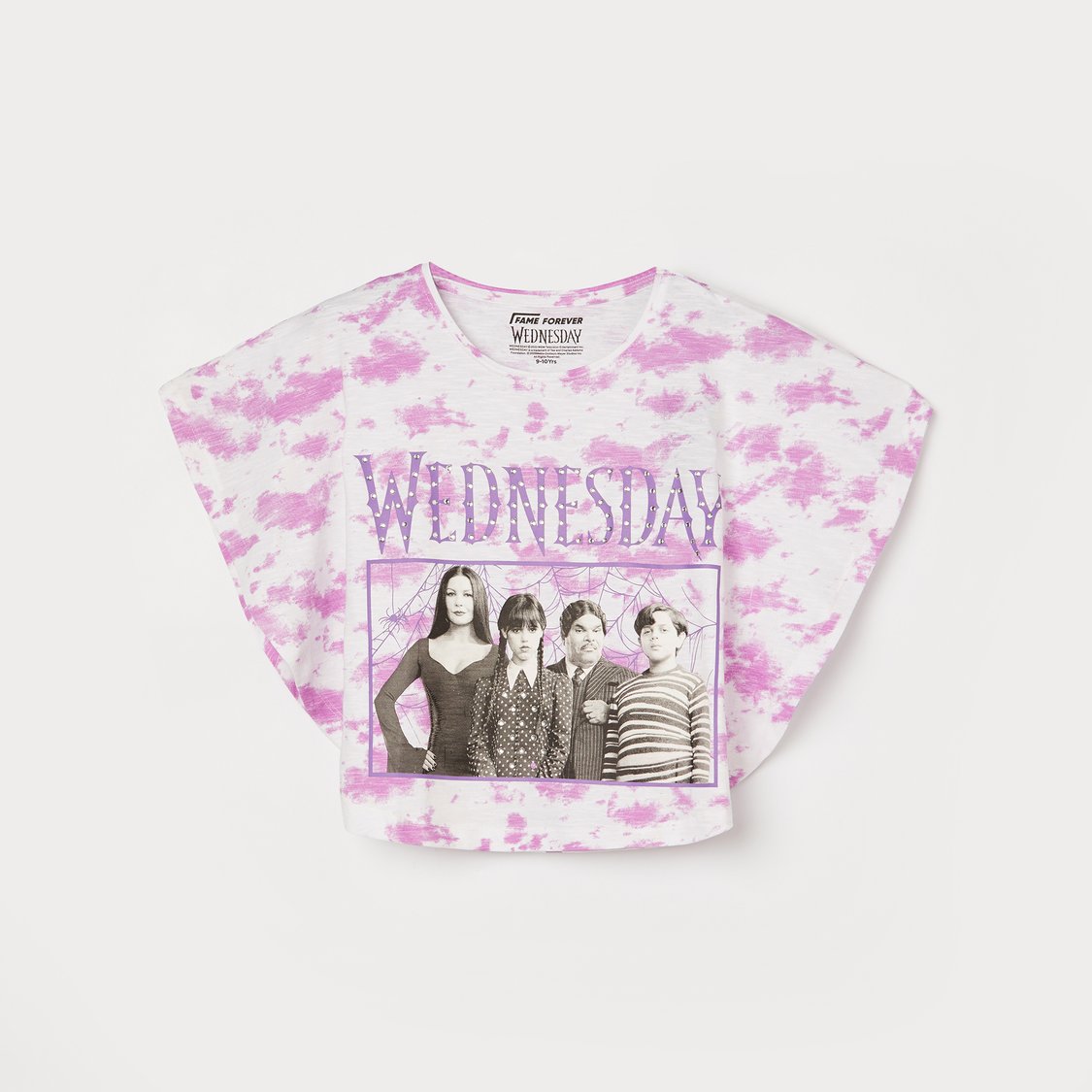 Buy FAME FOREVER Wednesday Graphic Print Top from Fame Forever at just ...